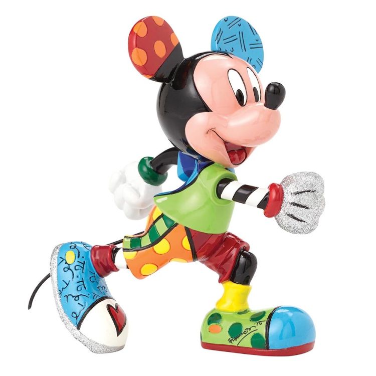 Mickey course Britto Figurine Disney Britto résine