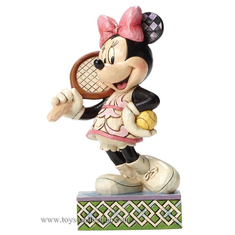 Minnie joue au tennis Figurine Disney Traditions résine