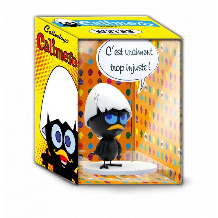Caliméro bulle "c'est vraiment trop injuste" Figurine Plastoy Résine